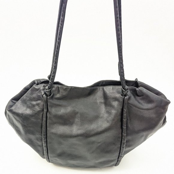 Susan Gail | Bags | Vintage Susan Gail Black Leather Large Purse | Poshmark